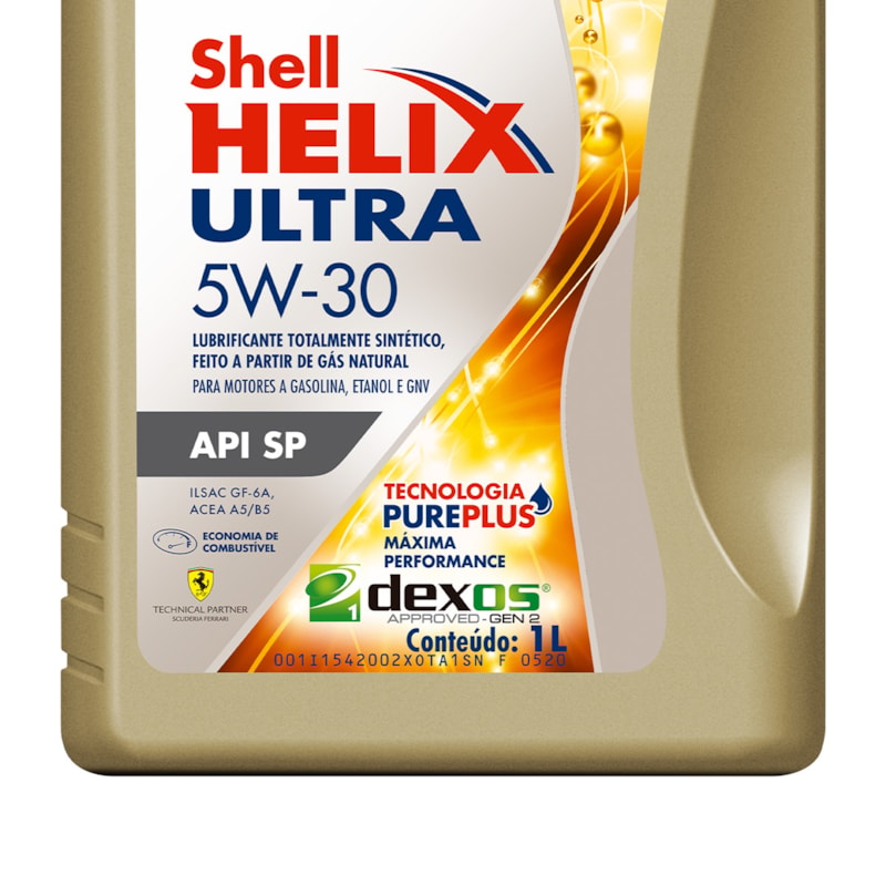 Oléo Helix Ultra 5W30 Sintetico 1L Shell - Box Online